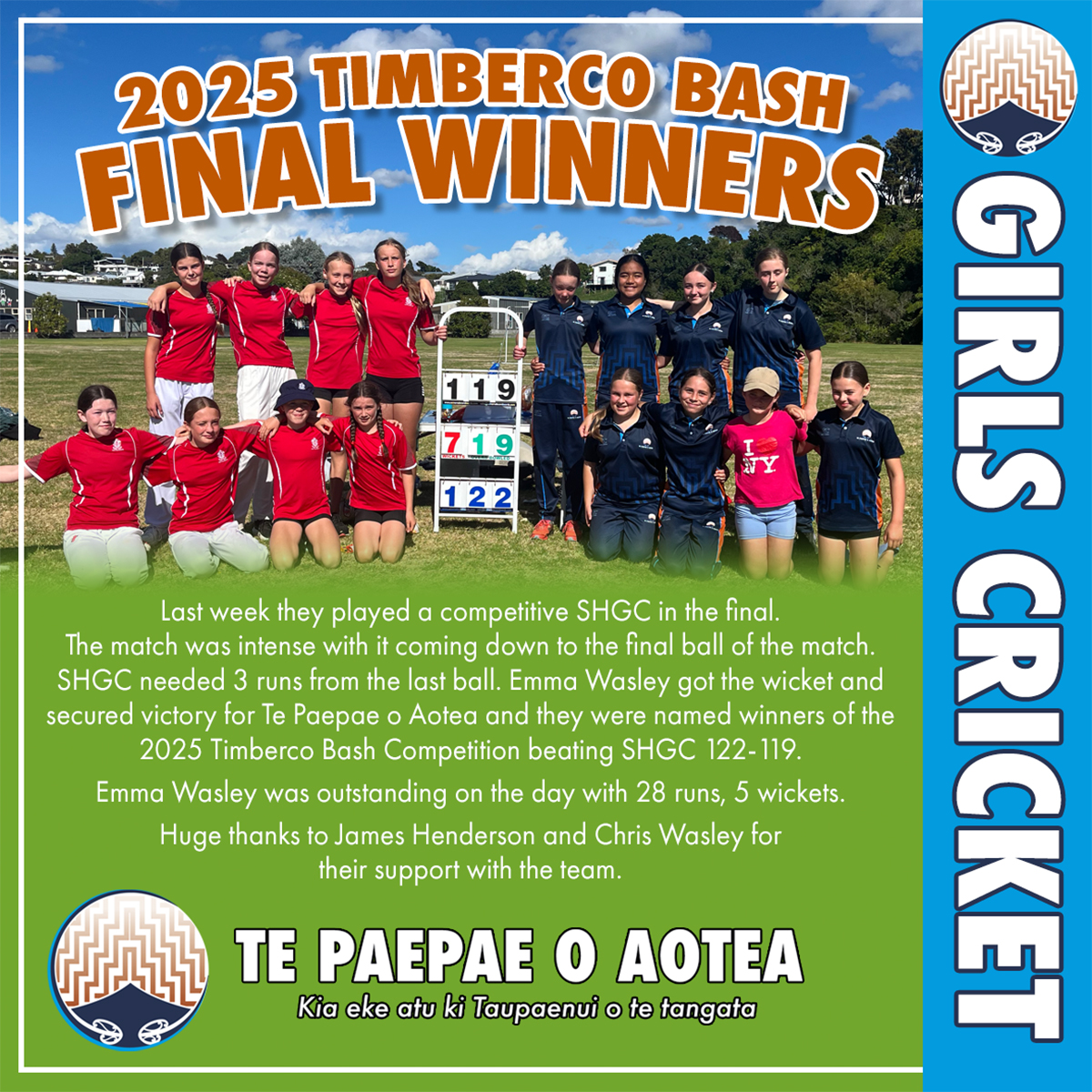 Cricket | Te Paepae O Aotea